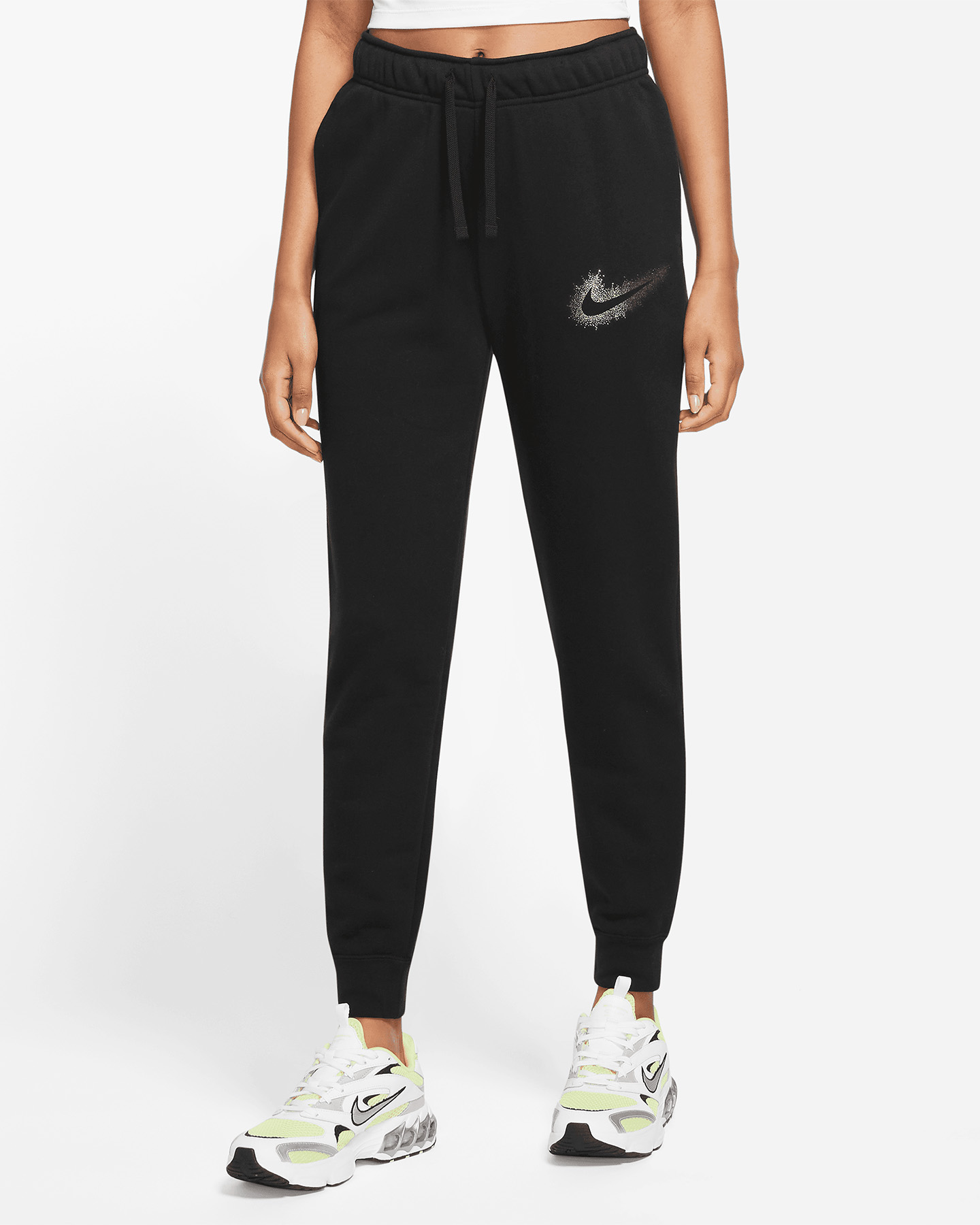 Pantalone Nike Cuffs Logo Glitter Leg W DQ6767-010 | Cisalfa Sport