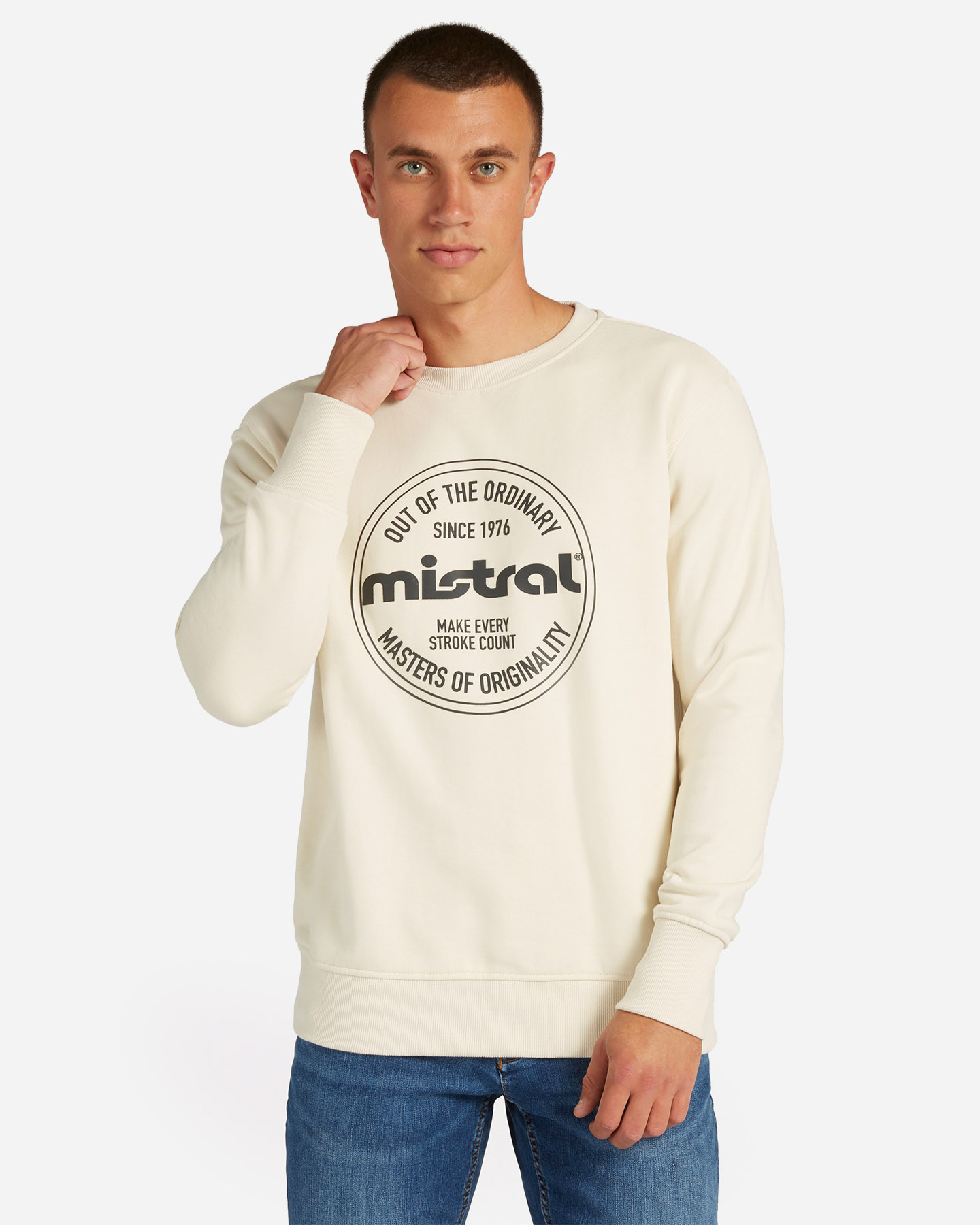 Felpa Mistral Big Logo M MM224W22-001 | Cisalfa Sport