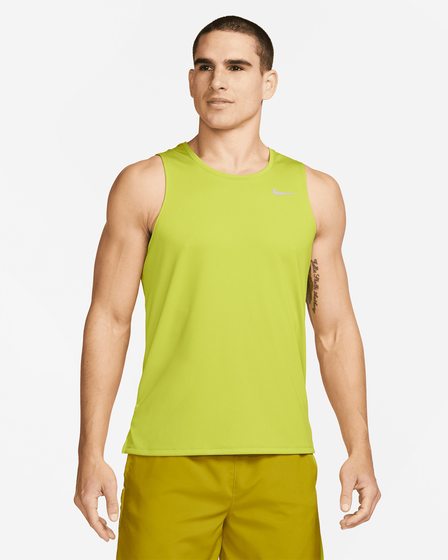 Canotta Running Nike Dri Fit Miler M DV9321-308 | Cisalfa Sport