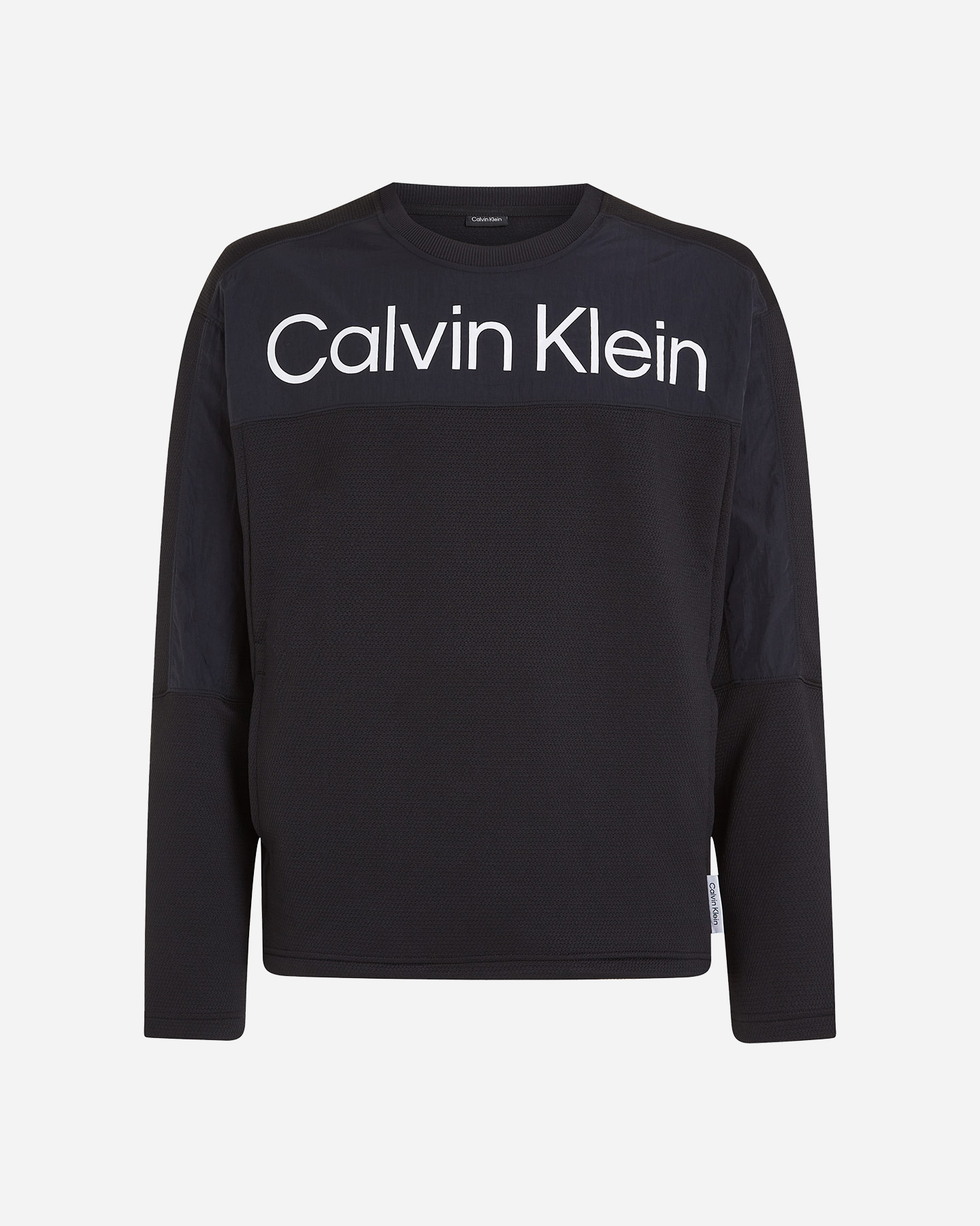 Felpa Calvin Klein Sport Icon Crew Big Logo M 00GMS4W338BAE | Cisalfa Sport