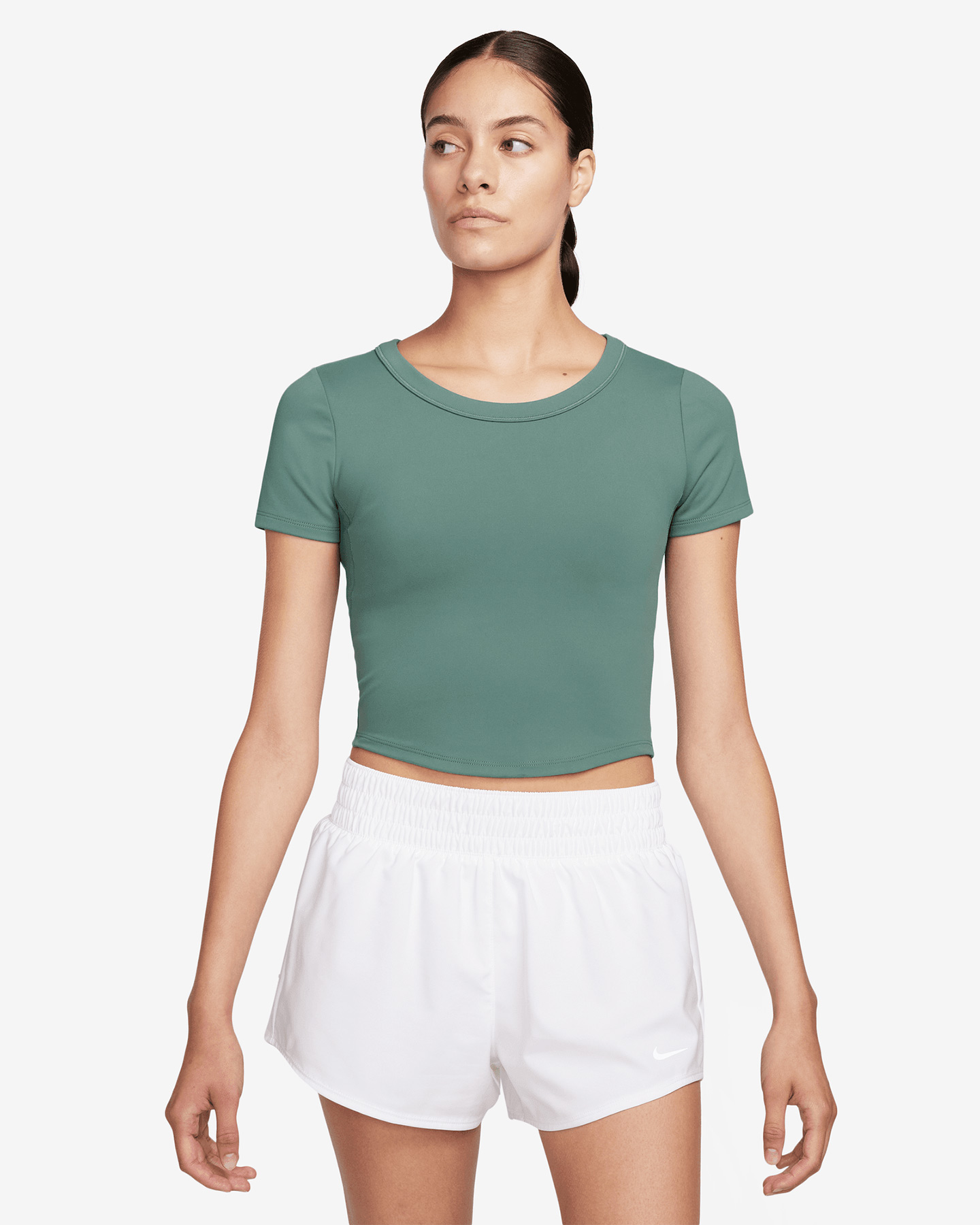 T-shirt Training Nike Dri Fit Crop One W FN2804-361 | Cisalfa Sport