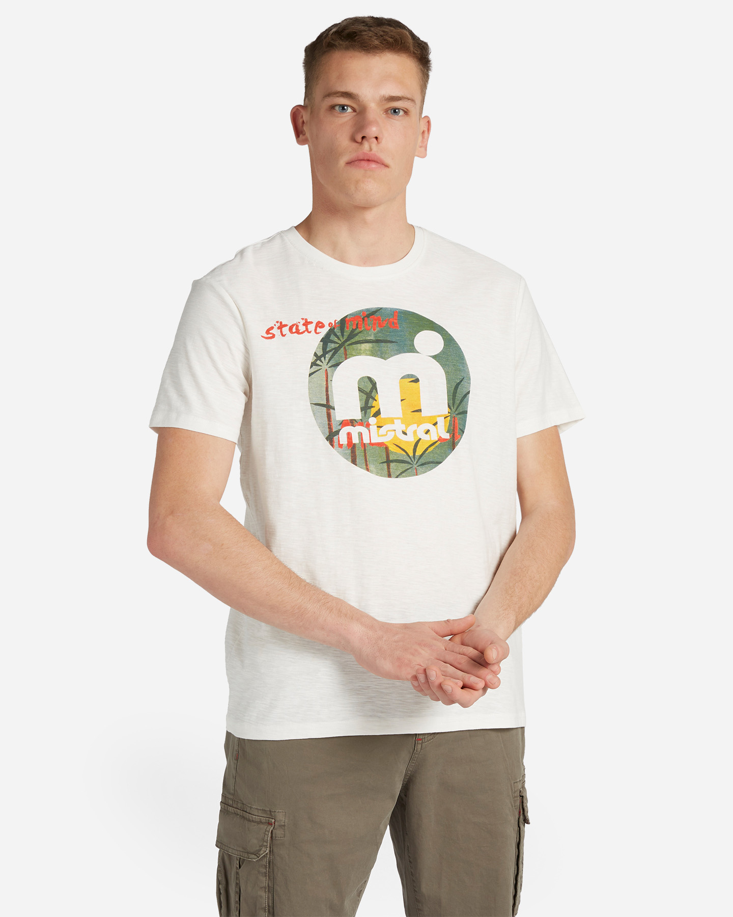 T-shirt Mistral Logo St Palm M MM208S22-001 | Cisalfa Sport